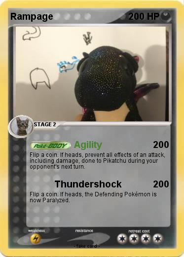 Pokémon Rampage 69 69 - Agility - My Pokemon Card