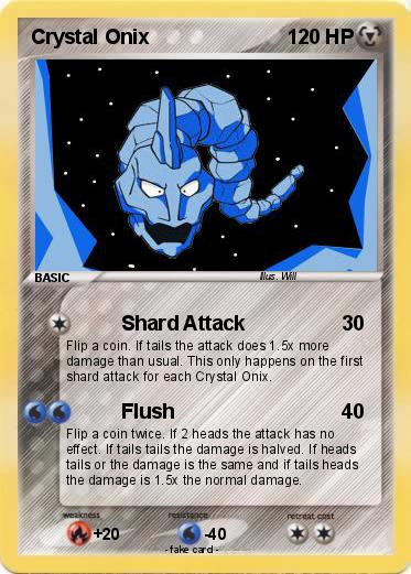 Pokémon Crystal Onix 48 48 - Shard Attack - My Pokemon Card