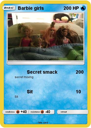 Pokémon Barbie girls 1 1 - Secret smack - My Pokemon Card