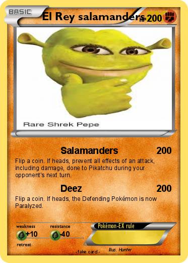 Pokémon El Rey salamanders - Salamanders - My Pokemon Card