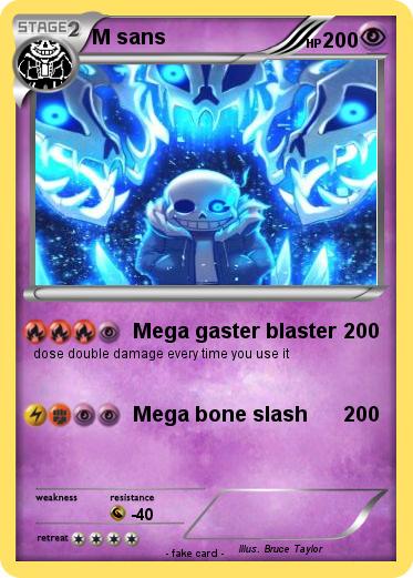 Pokémon M sans 10 10 - Mega gaster blaster - My Pokemon Card