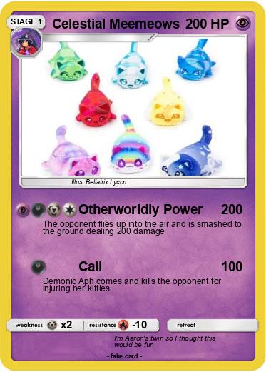 Pokémon Celestial Meemeows - Otherworldly Power - My Pokemon Card