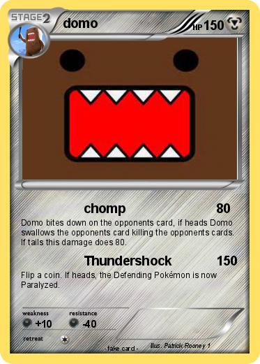 Pokémon domo 869 869 - chomp - My Pokemon Card