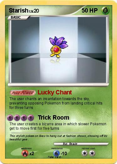Pokémon Starish - Lucky Chant - My Pokemon Card