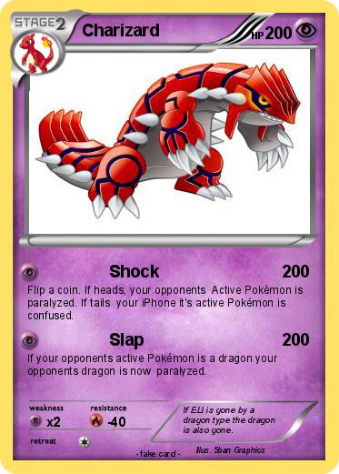 Pokémon Charizard 6849 6849 - Shock - My Pokemon Card