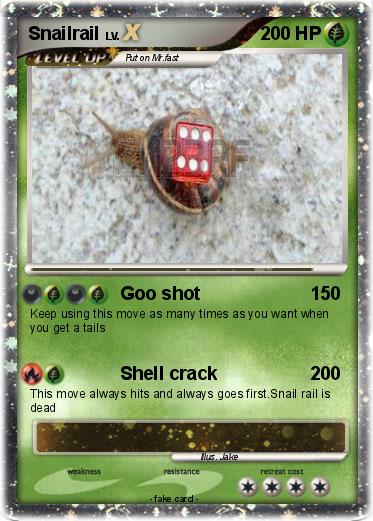 Pokémon Snailrail - Goo shot - My Pokemon Card