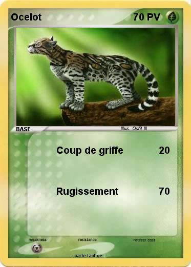 Pokémon Ocelot 149 149 - Coup de griffe - Ma carte Pokémon