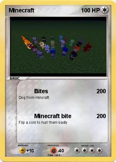 Pokémon Minecraft 2573 2573 - Bites - My Pokemon Card