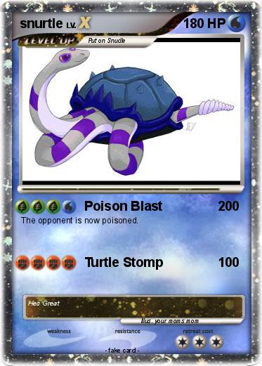 Pokémon snurtle 1 1 - Poison Blast - My Pokemon Card