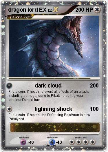 Pokémon dragon lord EX 3 3 - dark cloud - My Pokemon Card