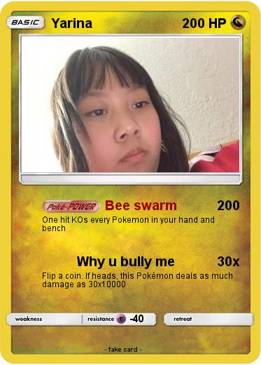 Pokémon Yarina - Bee swarm - My Pokemon Card