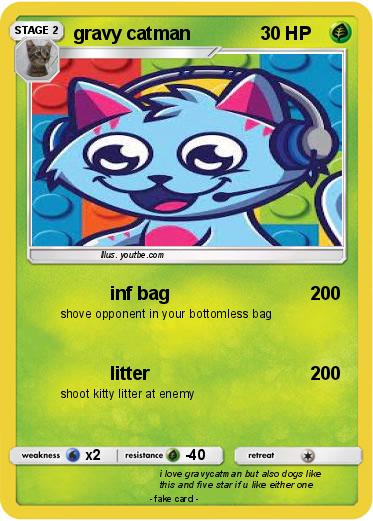 Pokémon gravy catman - inf bag - My Pokemon Card