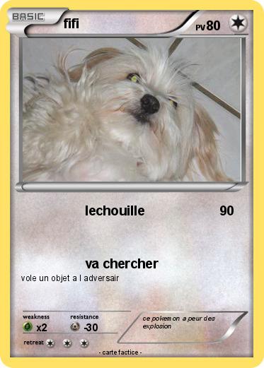 Pokémon fifi 87 87 - lechouille - Ma carte Pokémon