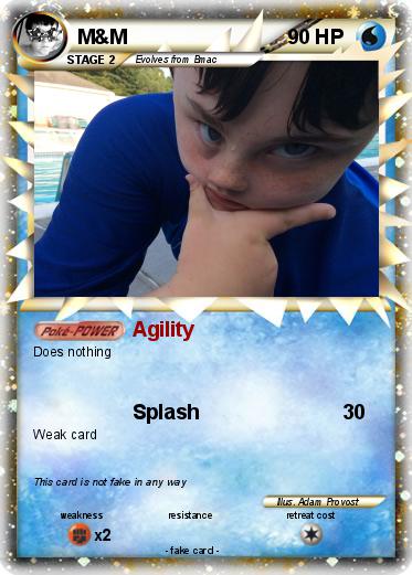 Pokémon M M 105 105 - Agility - My Pokemon Card