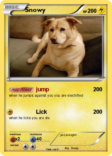 Pokémon Snowy 224 224 - jump - My Pokemon Card