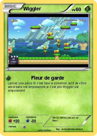 Pokémon Wiggler 93 93 - Fleur de garde - Ma carte Pokémon