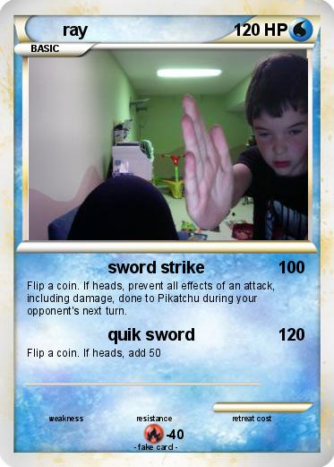 Pokémon ray 660 660 - sword strike - My Pokemon Card