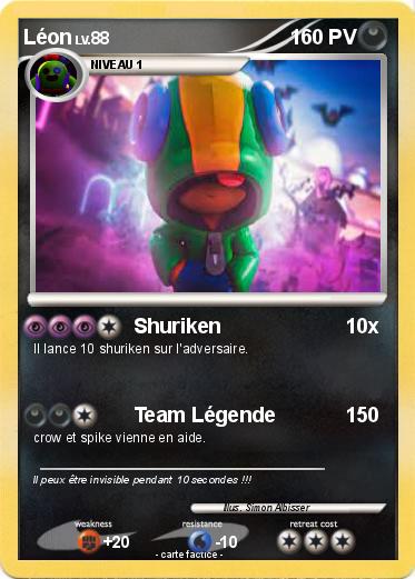 Pokémon Leon 729 729 - Shuriken - Ma carte Pokémon