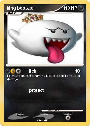 Pokémon king boo 81 81 - lick - My Pokemon Card