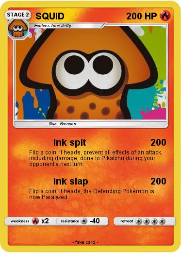 Pokémon SQUID 560 560 - Ink spit - My Pokemon Card