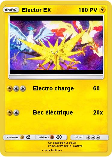 Pokémon Elector EX 26 26 - Electro charge - Ma carte Pokémon