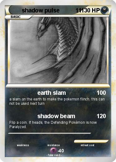 Pokémon shadow pulse 11 11 - earth slam - My Pokemon Card