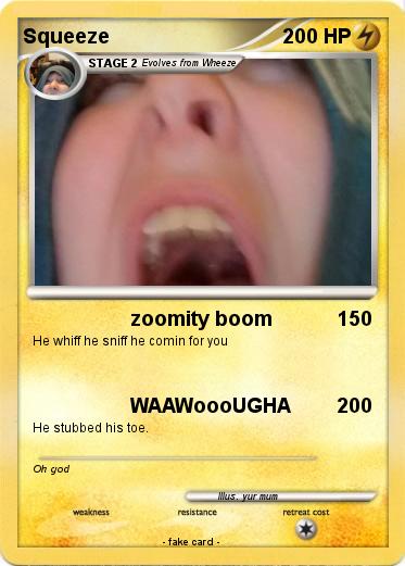 Pokémon Squeeze 6 6 - zoomity boom - My Pokemon Card