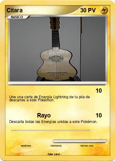 Pokémon Citara - Rayo - Mi carta pokémon