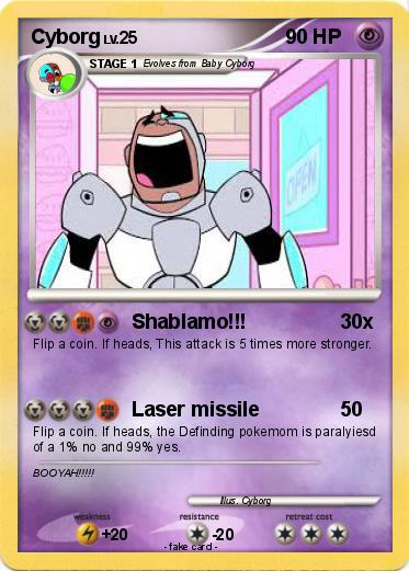 Pokémon Cyborg 250 250 - Shablamo!!! - My Pokemon Card