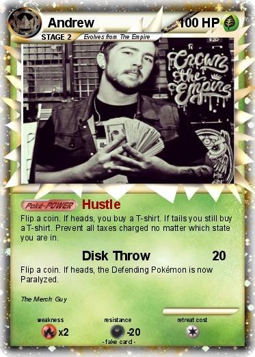 Pokémon Andrew 408 408 - Hustle - My Pokemon Card