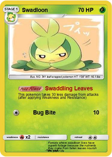 Pokémon Swadloon 56 56 - Swaddling Leaves - My Pokemon Card