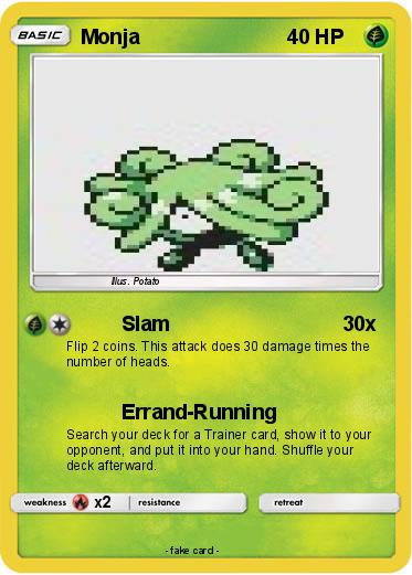 Pokémon Monja - Slam - My Pokemon Card