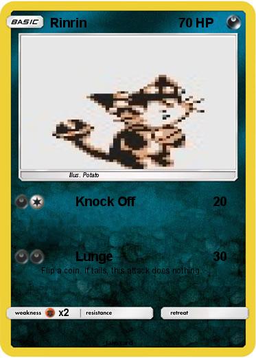 Pokémon Rinrin 1 1 - Knock Off - My Pokemon Card