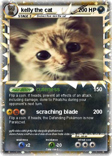 Pokémon kelly the cat - cuteness - My Pokemon Card