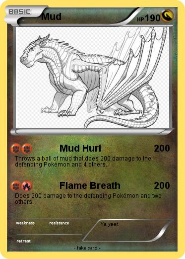 Pokémon Mud 53 53 - Mud Hurl - My Pokemon Card