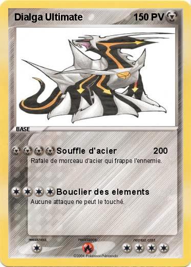 Pokémon Dialga Ultimate - Souffle d'acier 200 - Ma carte Pokémon
