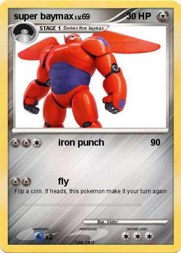 Pokémon super baymax 2 2 - iron punch - My Pokemon Card