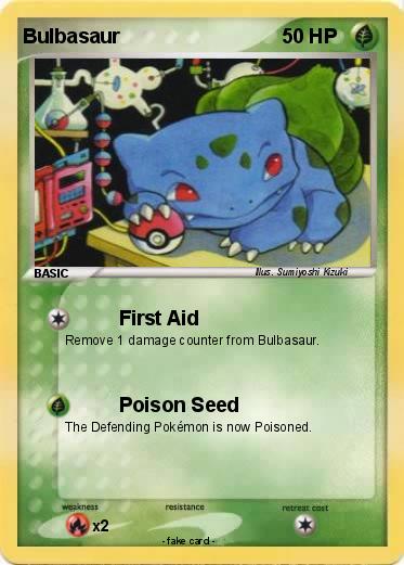 Pokémon Bulbasaur 1806 1806 - First Aid - My Pokemon Card