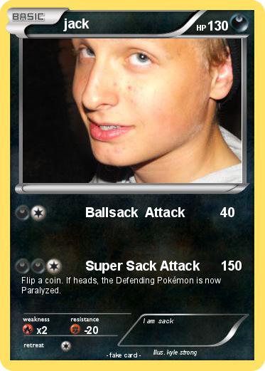 Pokémon jack 2142 2142 - Ballsack Attack - My Pokemon Card