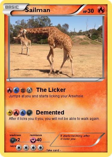 Pokémon Sailman 1 1 - The Licker - My Pokemon Card