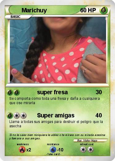 Pokémon Marichuy - super fresa - My Pokemon Card