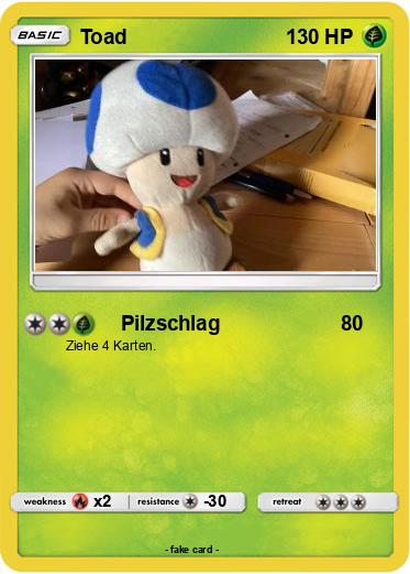 Pokémon Toad 1411 1411 - Pilzschlag - My Pokemon Card