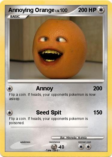 Pokémon Annoying Orange 1353 1353 - Annoy - My Pokemon Card