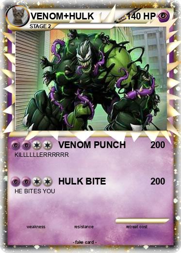 Pokémon VENOM HULK 2 2 - VENOM PUNCH - My Pokemon Card