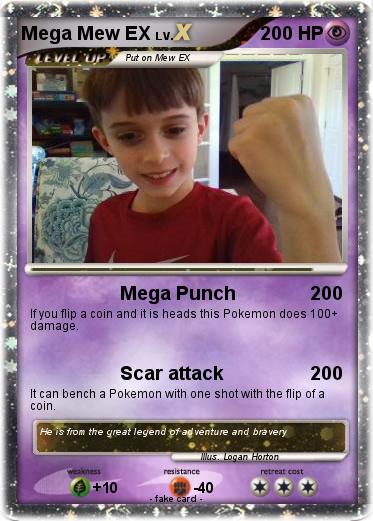 Pokémon Mega Mew EX 42 42 - Mega Punch - My Pokemon Card