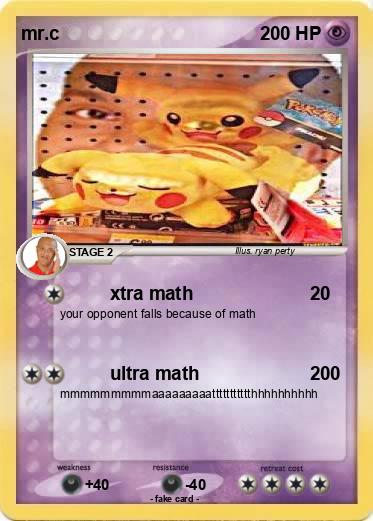 Pokémon mr c 38 38 - xtra math - My Pokemon Card