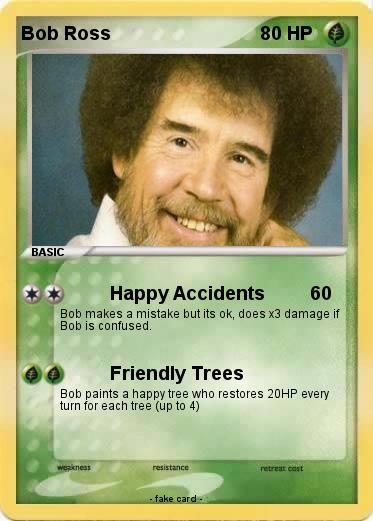 Pokémon Bob Ross 57 57 - Happy Accidents - My Pokemon Card