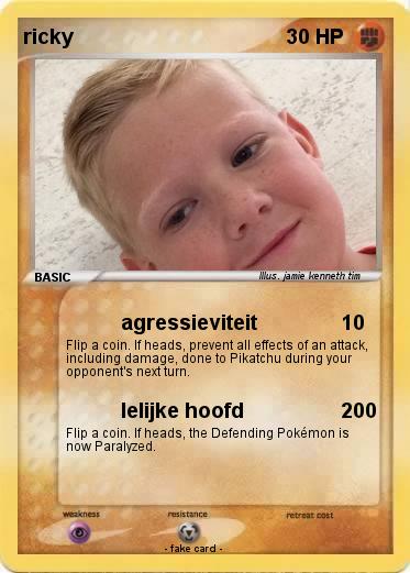 Pokémon ricky 228 228 - agressieviteit - My Pokemon Card
