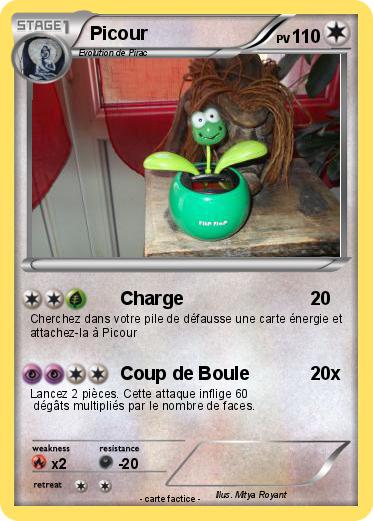 Pokémon Picour - Charge - Ma carte Pokémon