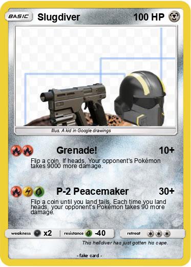 Pokémon Slugdiver - Grenade! - My Pokemon Card